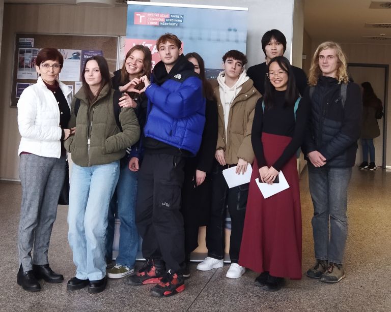 Gymnázium a JŠ Břeclav - Den otevřených dveří na FSI VUT